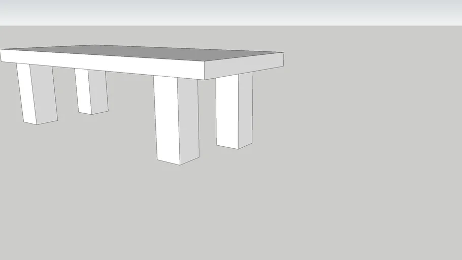 table basse simple | 3D Warehouse
