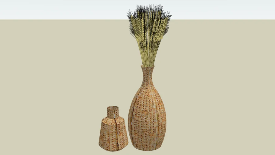 Rattan Vases | 3D Warehouse