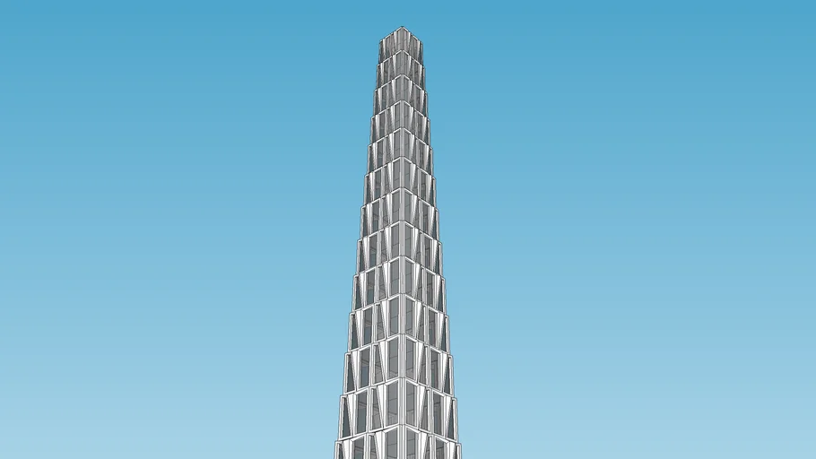 The Square to Circle Tower | 3D Warehouse