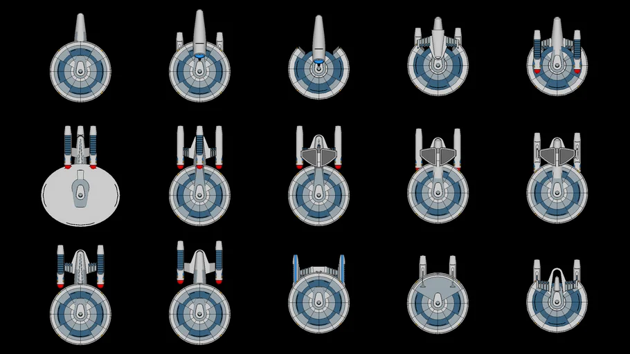 Ambassador-class variants WIP | 3D Warehouse