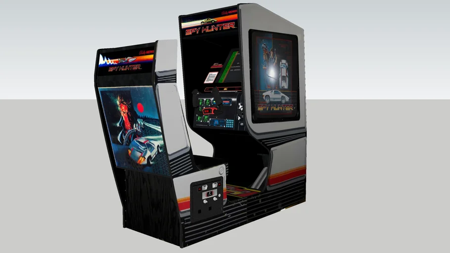 Spy Hunter cockpit arcade game | 3D Warehouse