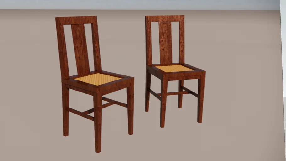Hong Kong government wooden chair | 3D Warehouse