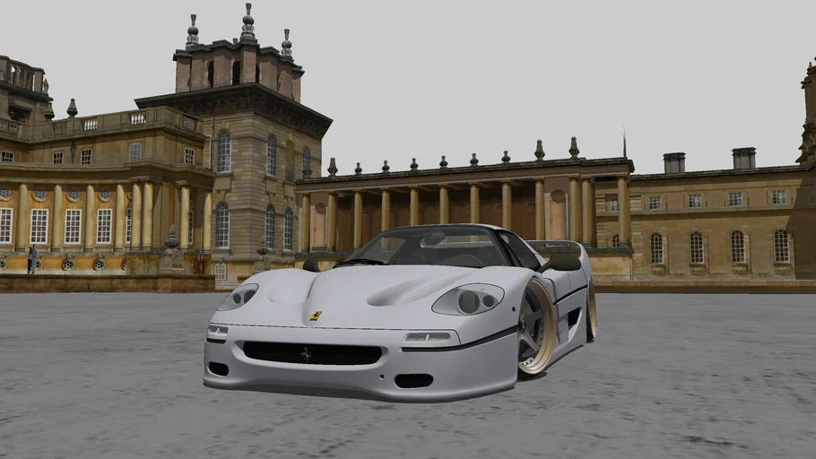 Ferrari Silver F50 World Tour de Blenheim Palace | 3D Warehouse
