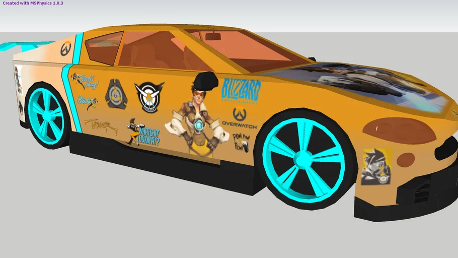 Overwatch Tracer Car | 3D Warehouse