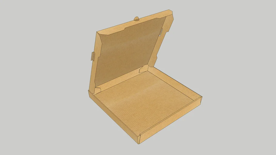 Pizza Box Cardboard | 3D Warehouse