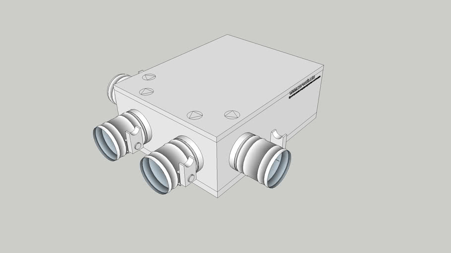 Distribution chamber Breezart | 3D Warehouse