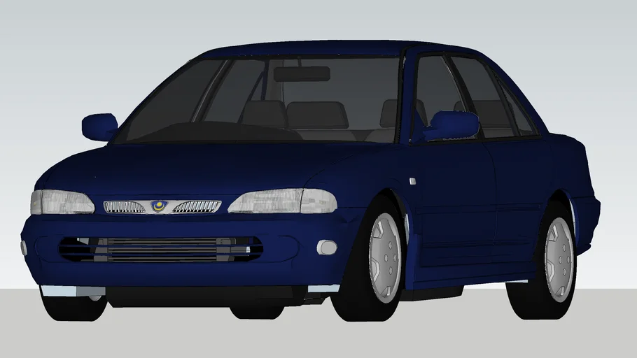 1998 Proton Wira 1.5 GLI | 3D Warehouse