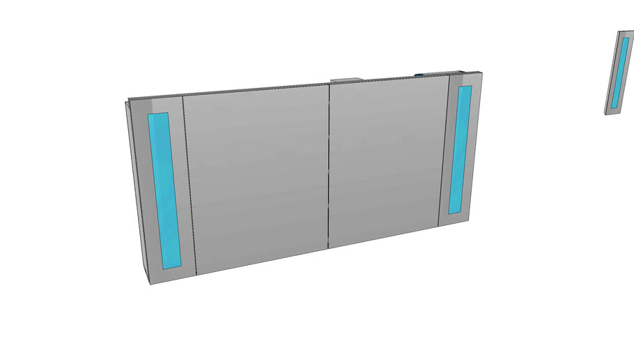 Mirror Unit with Lights | 3D Warehouse