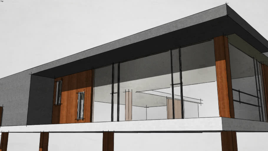 Small Modern Home | 3D Warehouse