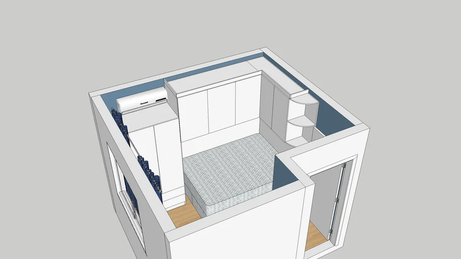 Guarda rouoa com cama embutida | 3D Warehouse