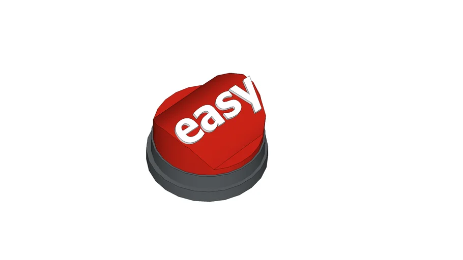 Easy Button | 3D Warehouse
