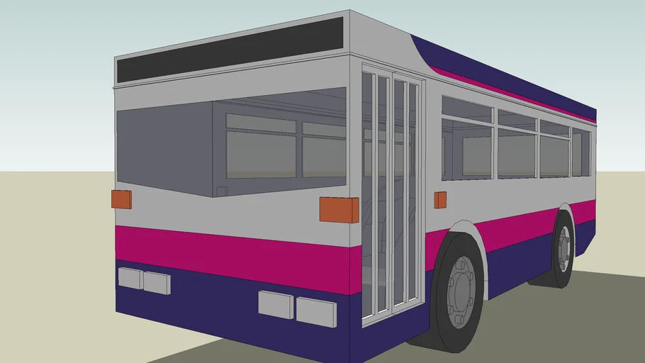 First Bus v1.0 | 3D Warehouse