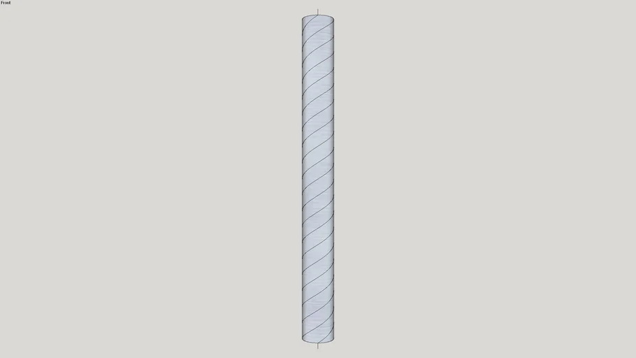 Spiral Pipe 6in | 3D Warehouse