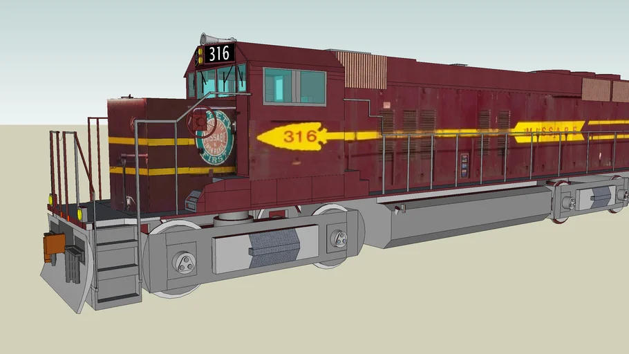 DMIR Duluth, Missabe, & Iron Range Locomotive | 3D Warehouse