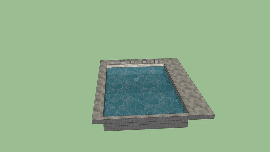 Piscina de exterior | 3D Warehouse
