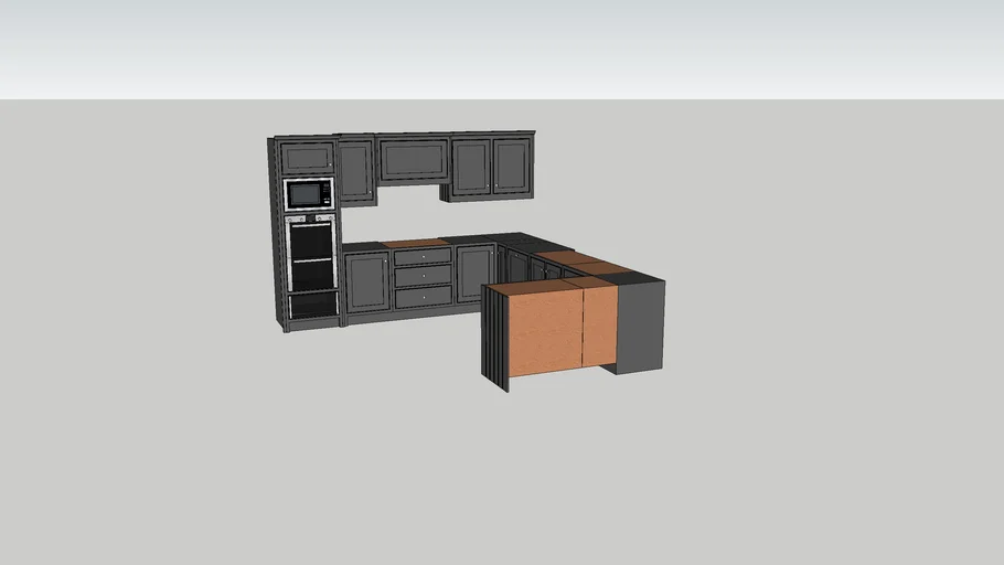 Full kitchen design | 3D Warehouse