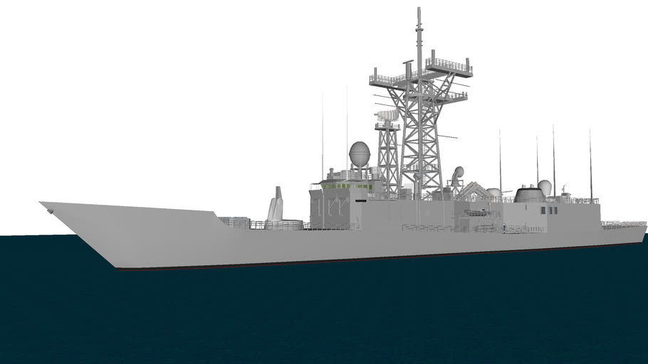 FFG-7 Perry O' Hazard Class Frigate | 3D Warehouse