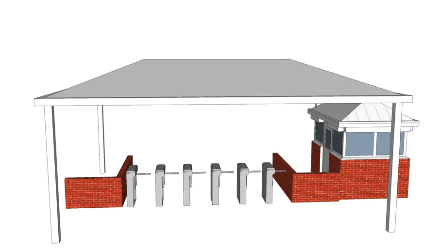 Generic Security Checkpoint | 3D Warehouse