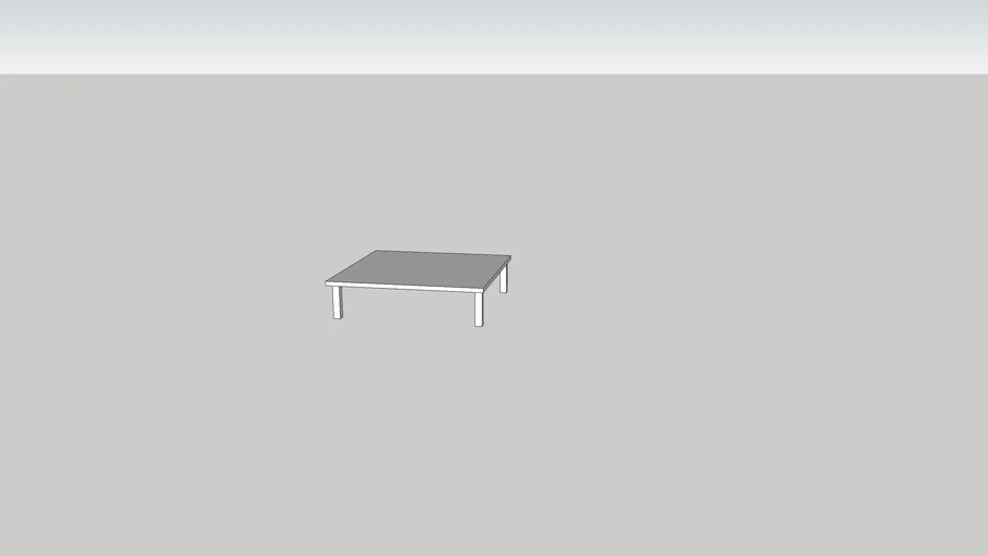 table basse simple | 3D Warehouse