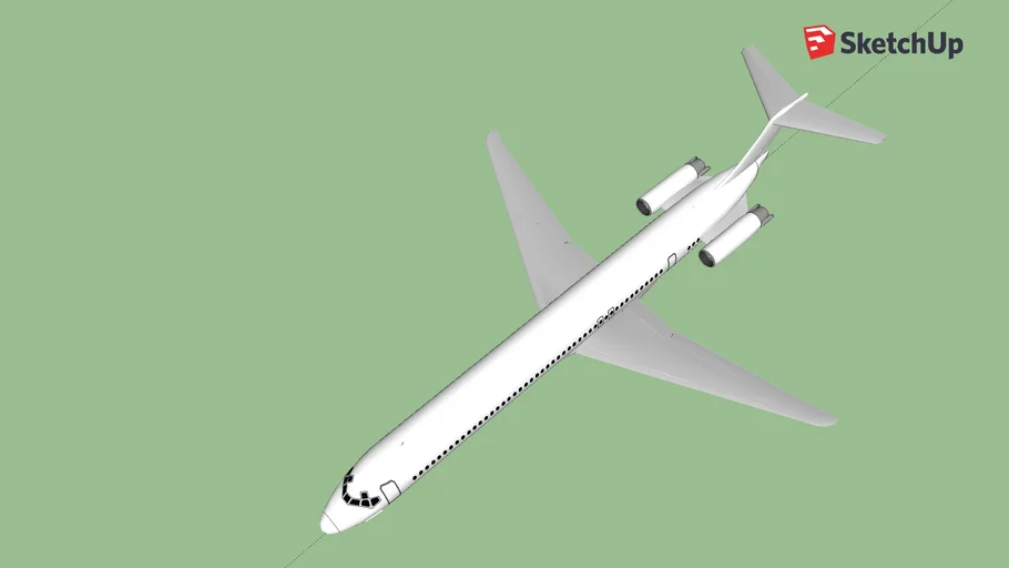 Copy of Template - McDonnell Douglas MD-83 (DC-9-83) | 3D Warehouse