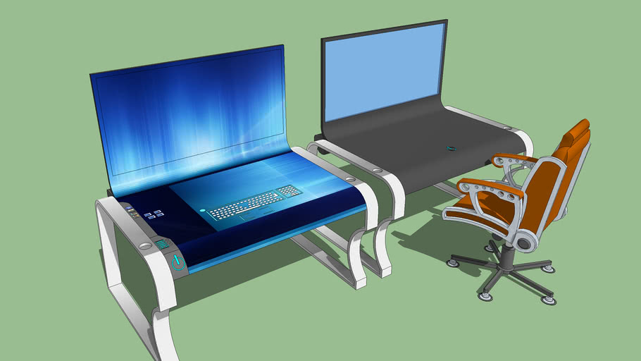 Computer desk | 3D Warehouse