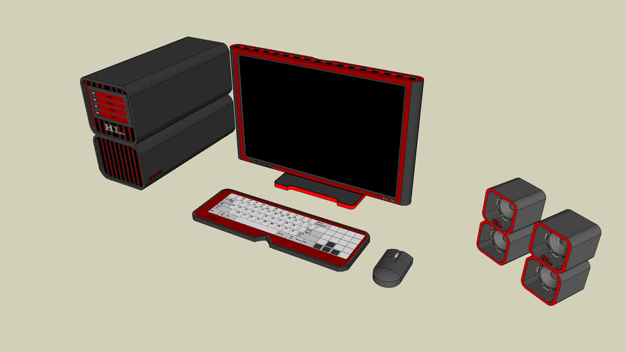HL. Computer Destroyer Pc | 3D Warehouse