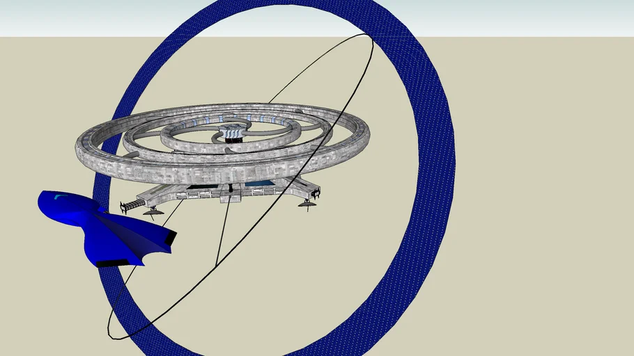 Orbiting Space Station | 3D Warehouse