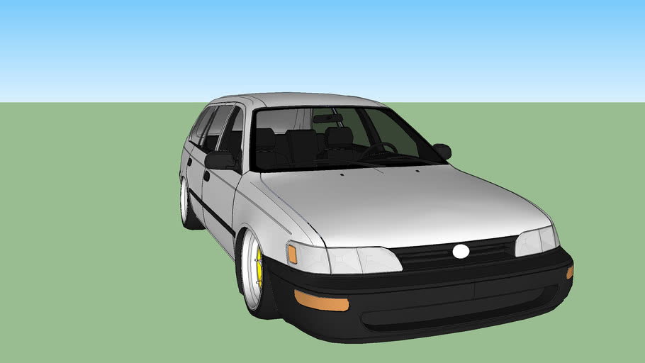 Toyota Corolla Panel Van AE110 | 3D Warehouse
