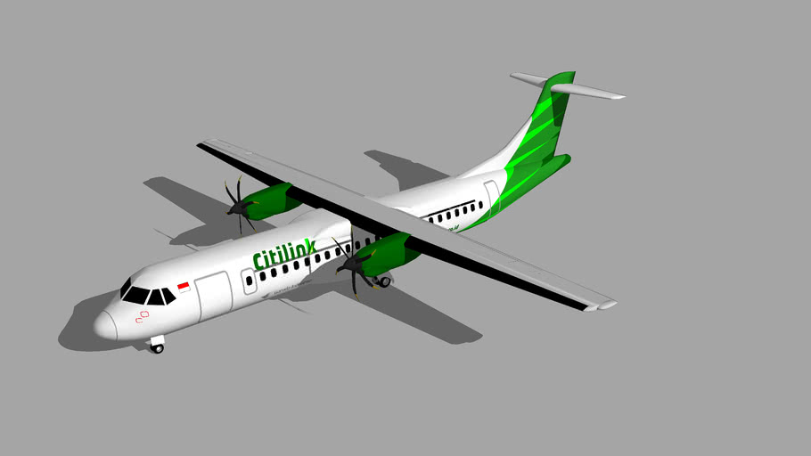 Citilink ATR 72-600 | 3D Warehouse