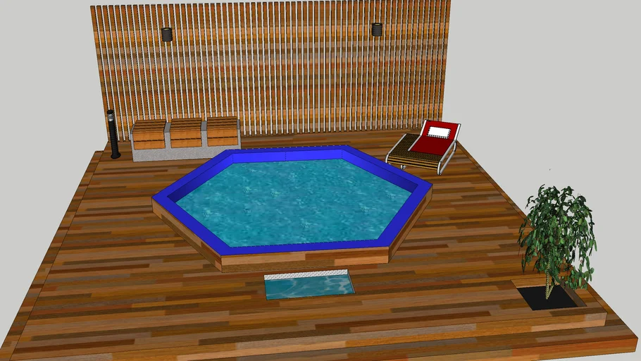 outdoor mini pool | 3D Warehouse