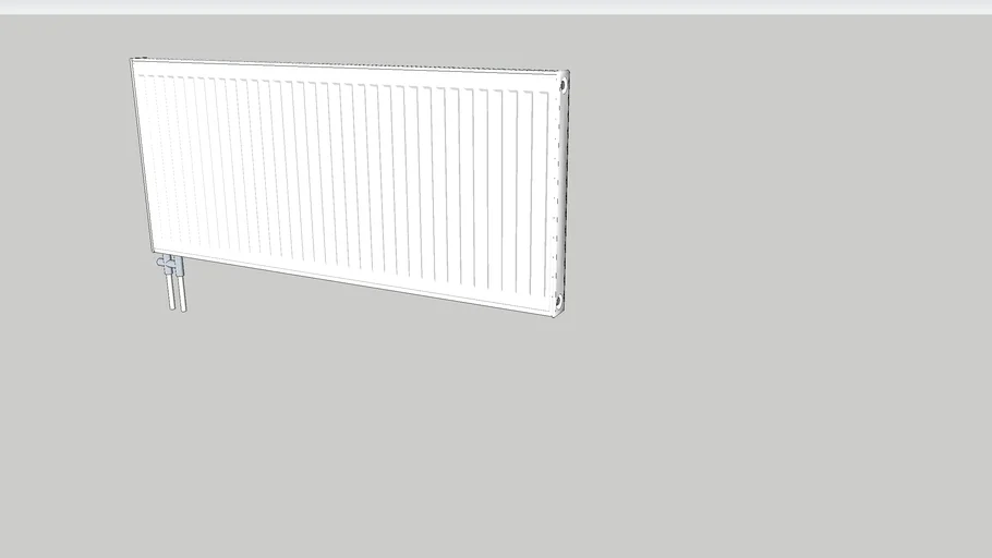 Radiator 600x1400x60mm, resizable | 3D Warehouse