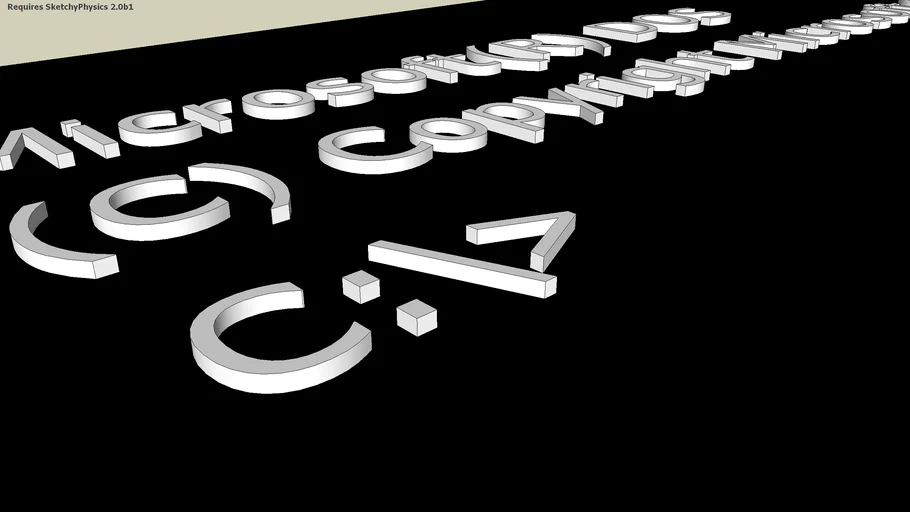 MS-DOS 3D | 3D Warehouse