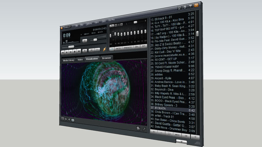 Winamp 5.58 Big Bento | 3D Warehouse
