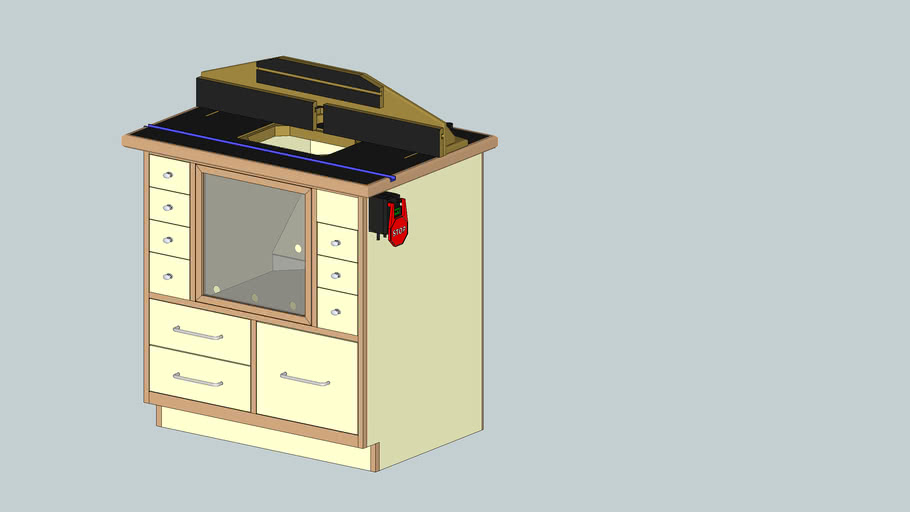 Deluxe Router Station | 3D Warehouse