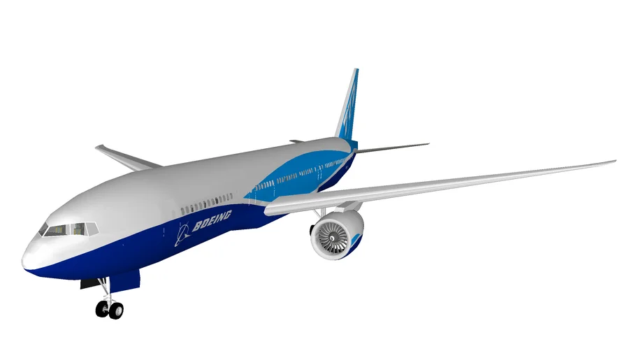 Boeing 777-200LR WorldLiner | 3D Warehouse
