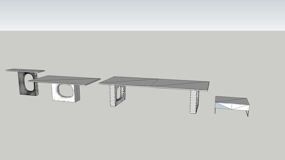 KRISTALIA HOLO TABLE, CONSOLE | 3D Warehouse