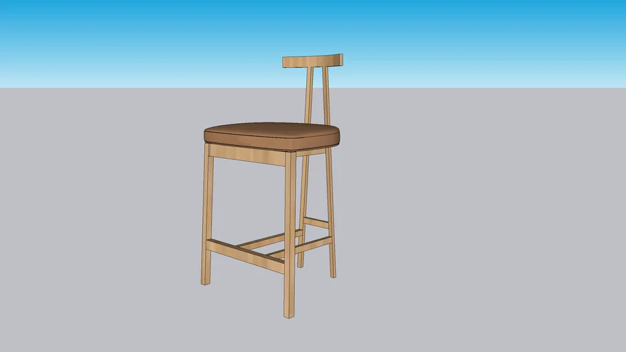 Tex Bar and Counter Stool | 3D Warehouse