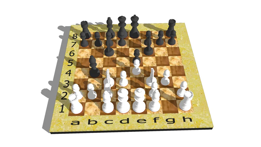Chess - Open game openings | 3D Warehouse