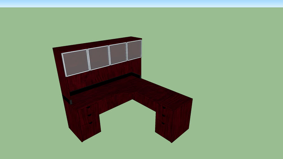 Corner Office Desk | 3D Warehouse