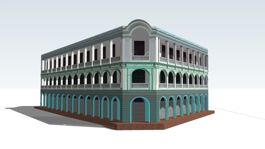 E Villanueva Bldg, Calle Real, Iloilo | 3D Warehouse