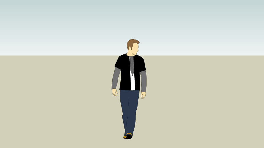 Formal 2D person | 3D Warehouse