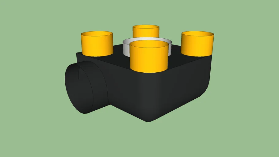 Aldes kit VMC simple flux autoréglable | 3D Warehouse