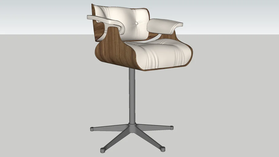 Eames Lounge Counter Stool | 3D Warehouse
