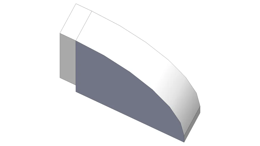Ventilation bend horizontal 204x60 Nuaire | 3D Warehouse