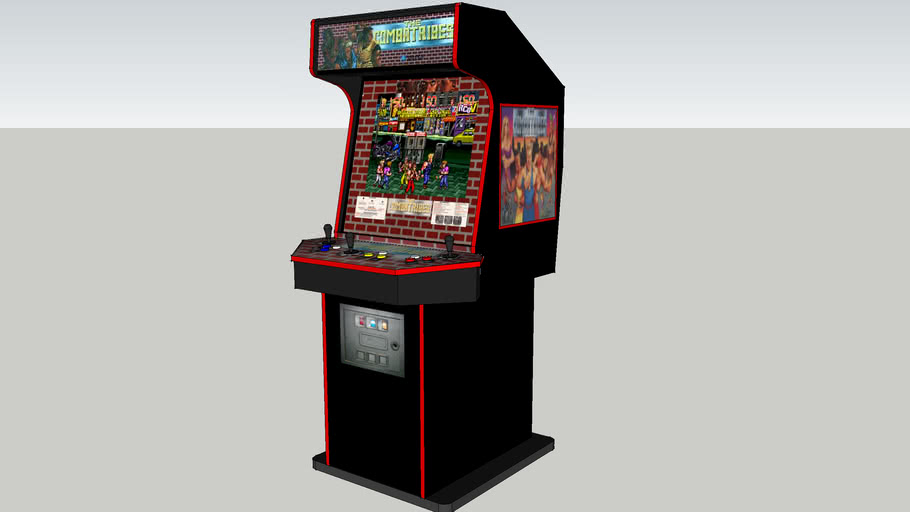 Combatribes arcade game | 3D Warehouse