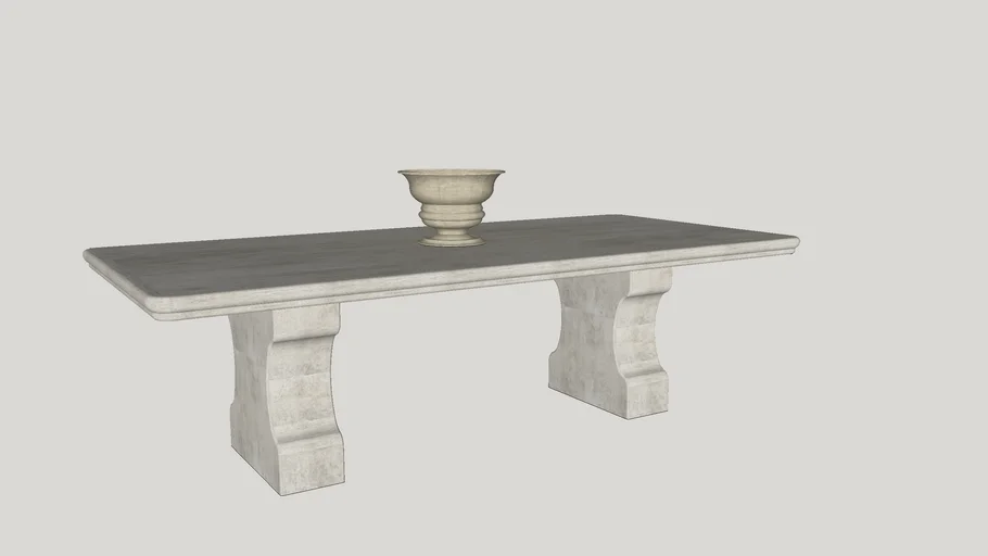 Stone table | 3D Warehouse