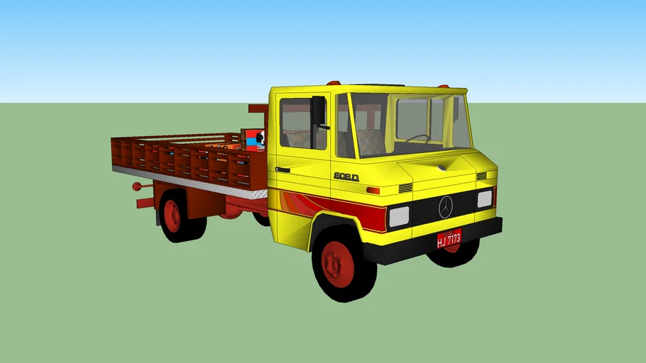 Mercedes-Benz L-608 D (1985) | 3D Warehouse