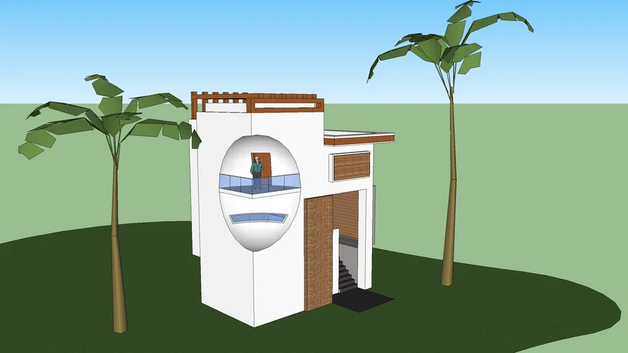 Small Contemporary House | 3D Warehouse