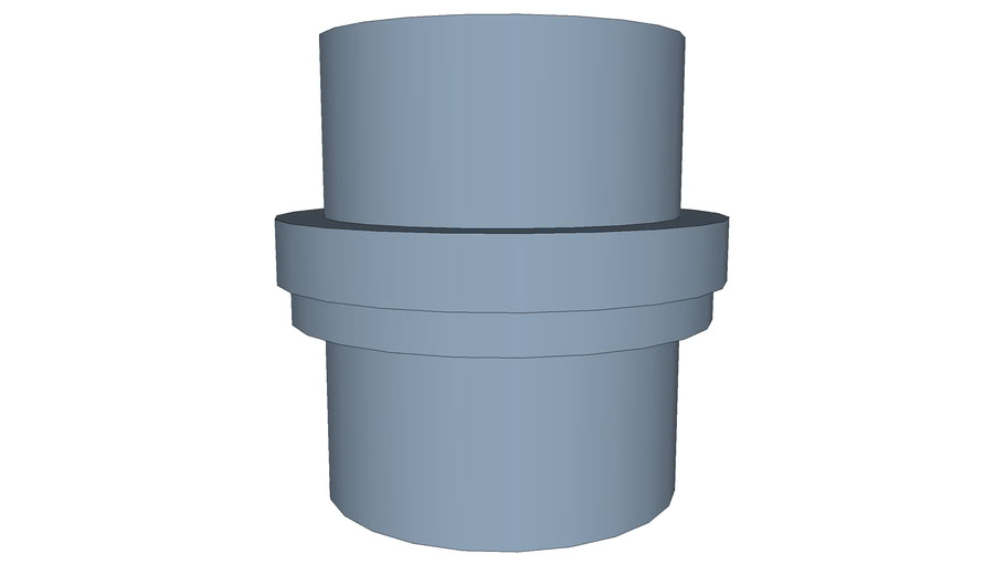 PVC union 32 mm cement | 3D Warehouse