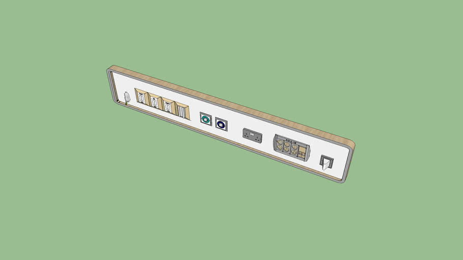 hospital outlet panel | 3D Warehouse